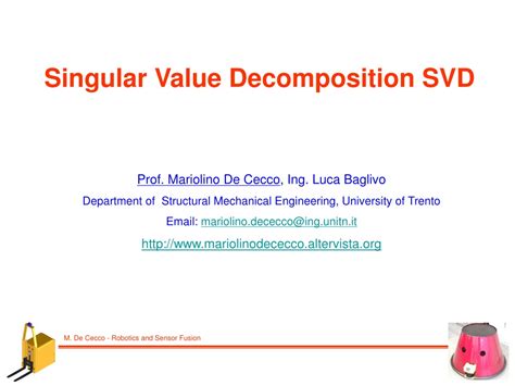 Ppt Singular Value Decomposition Svd Powerpoint Presentation Free