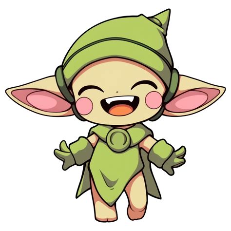 Cute Chibi Goblin Ai Generative 33494784 Png