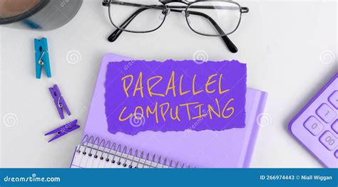Text Showing Inspiration Parallel Computing Word For Simultaneous