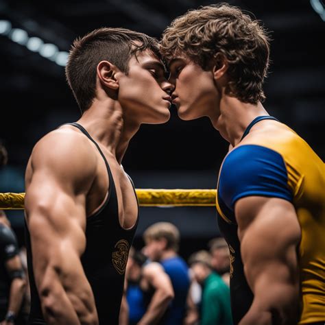 Kissing Wrestlers By Benjena On Deviantart