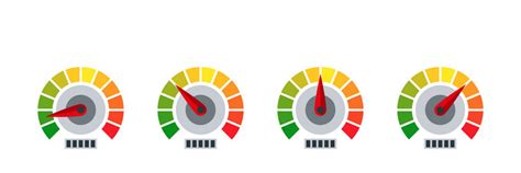 Gauges Risk Level Gauge Indicator Royalty Free Vector Image