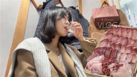 Vlog 드디어 대방어 또 햅쌀와플 그리고 갈비찜으로 해장 주말폭식 요약 끝 😵‍💫 Youtube