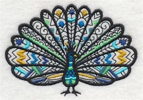 Peacock Towel Embroidered Towel Peacock Hand Towel Embroidered Bath