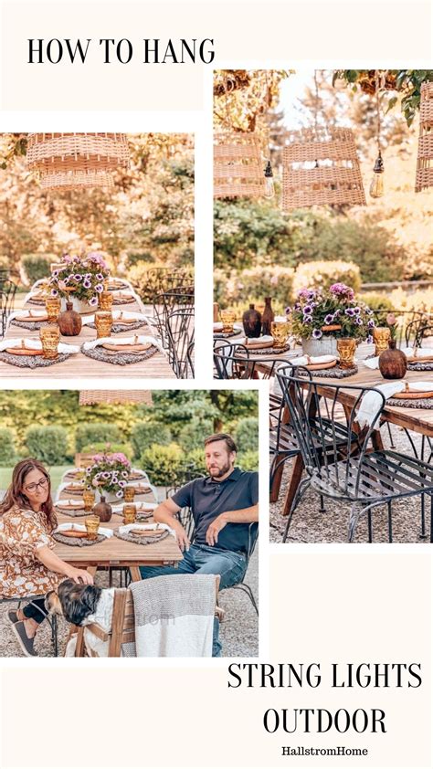 How To Hang String Lights Outdoor Hallstrom Home