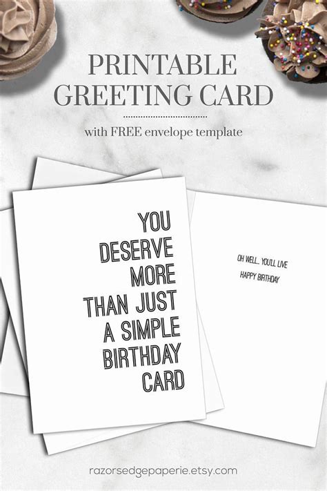 Free Printable Funny Birthday Cards For Brother Free Printable