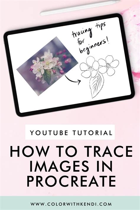 How To Trace Images In Procreate Youtube Tutorial Procreate Ipad Tutorials Procreate App