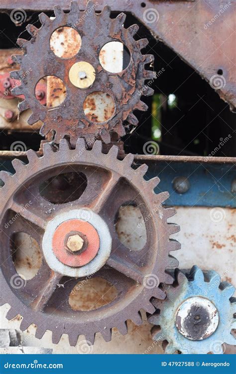 Rusty Weathered Cogs Stock Photo Image Of Corrosion