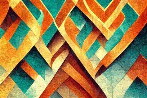 Fractal Art Decorative Pattern Premium Ai Generated Image