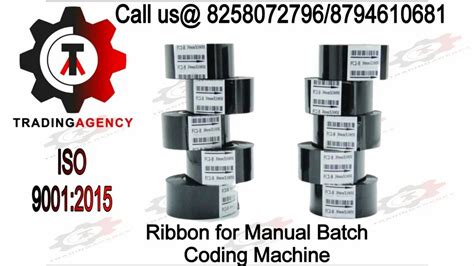 Manual Ribbon Batch Coding Machine At Best Price In Shillong By Trading Agency Id 2852949484991
