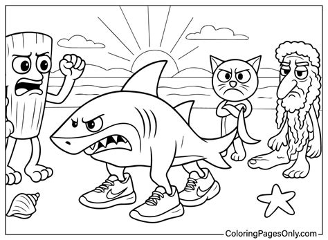 30 Pagine Da Colorare Di Tralalero Tralala Pdf Stampabili Gratuitamente E Colorazione Online