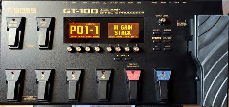 Gt 100 Boss Gt 100 Audiofanzine