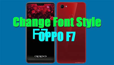 How To Change Fonts Style On Oppo F Youth Safest Fastest Way DroidBeep