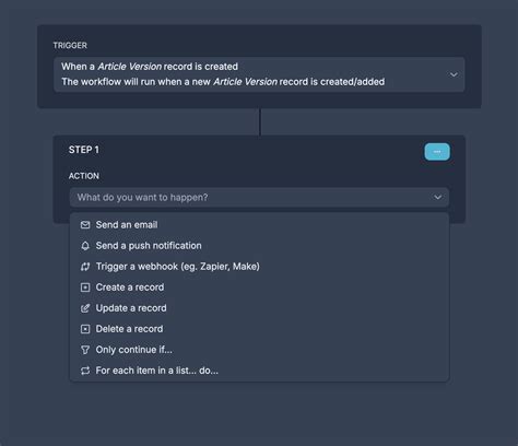 find a record option in workflows feature requests noloco