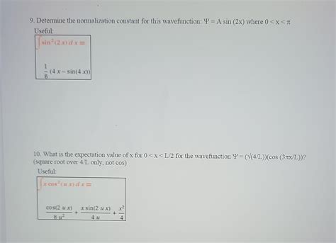 Solved Determine The Normalization Constant For This