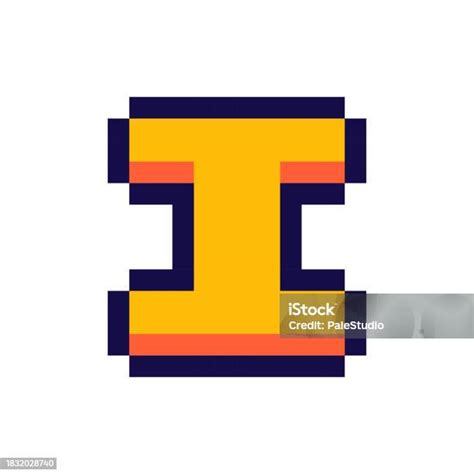 픽셀 3d 레트로 아케이드 게임 스타일 글꼴 및 비디오 컴퓨터 게임 8비트 문자 1980 1989 년에 대한 스톡 벡터 아트 및