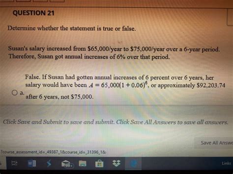 Solved Question 21 Determine Whether The Statement Is True