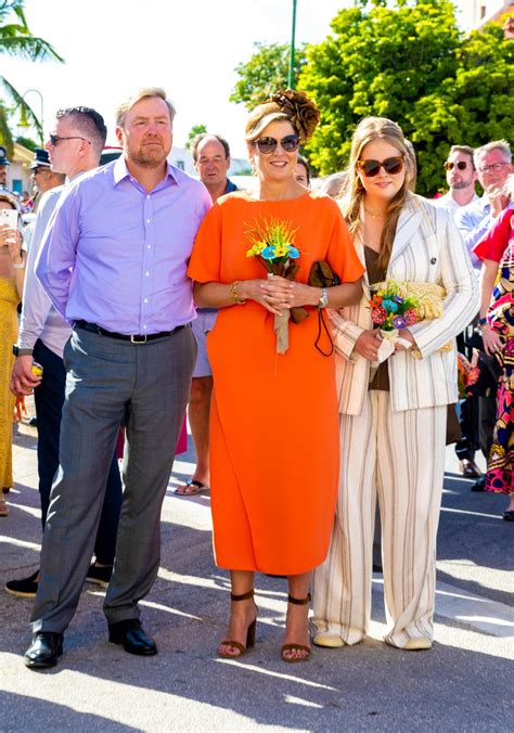 The King And Queen Of The Netherlands And The Princess Of Orange Tour Aruba — Royal Portraits