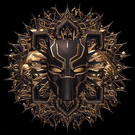 Black Panther Marvel On Pantone Canvas Gallery