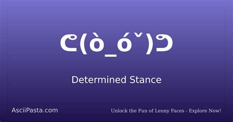 Ascii Pasta Determined Stance Text Face ᕦ ò óˇ ᕤ Copy Running Emoticon