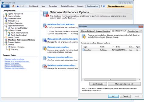 limiting database size