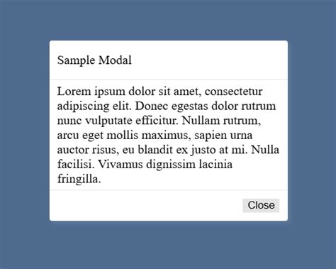 Building A Simple Modal Using Html Css And Javascript Sourcecodester