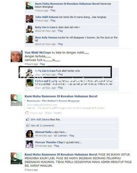 Katy Lim Li Lian Yang Menghina Allah Dan Agama Islam