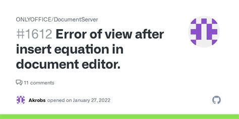 Error Of View After Insert Equation In Document Editor · Issue 1612