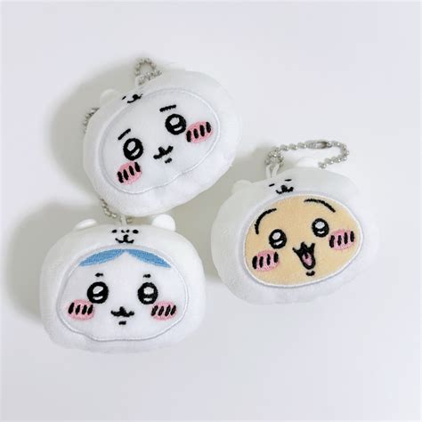 츄플레이 담곰이 X 치이카와。페이스 인형 키링 마스코트。하치와레 우사기 스즈시 오카오 나가노 위시버킷