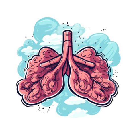 Premium Ai Image Lung Cartoon Logo 8