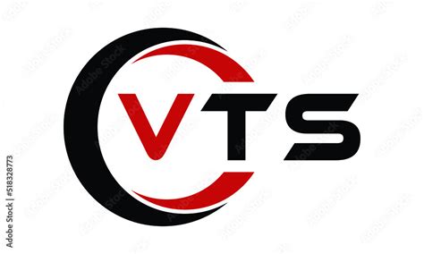 Vts Swoosh Three Letter Logo Design Vector Template Monogram Logo