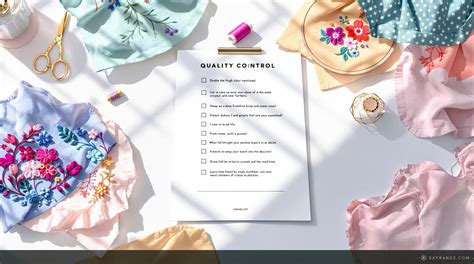 Embroidery Quality Control Checklist Stitchi