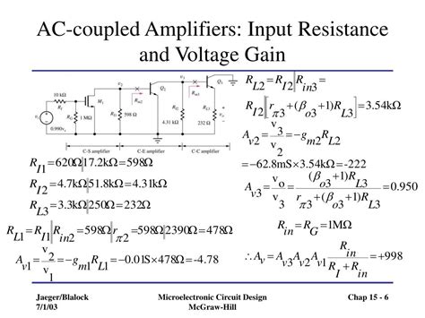 Input Resistance And Voltage Gain At Bev Wood Blog