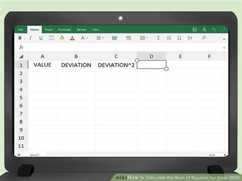 3 Ways To Calculate The Sum Of Squares For Error SSE WikiHow