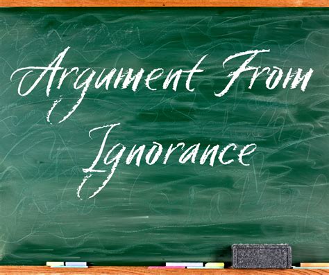 Logical Fallacy Series — Part 22 Argument From Ignorance Cerebral Faith
