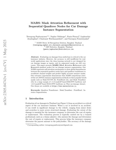 Pdf Mars Mask Attention Refinement With Sequential Quadtree Nodes