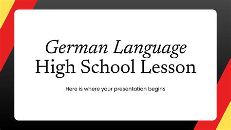 Free Google Slides PowerPoint Templates In German