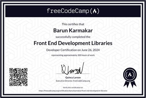 Barun Kumar On Linkedin Frontenddevelopment Certification
