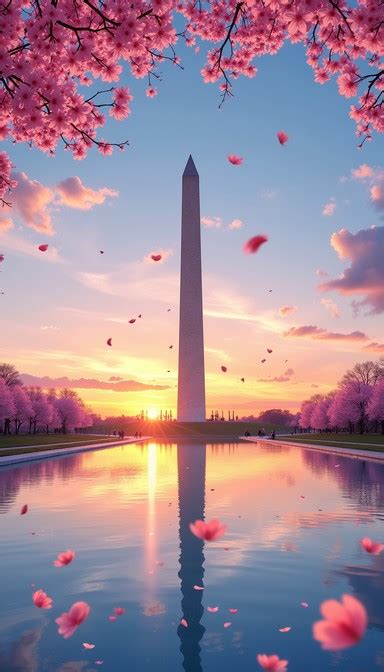 Free Cherry Blossom Monument Image Monument Cherry Blossoms