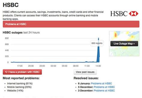 Hsbc Banking App Not Working Mobile And Internet Banking Down Gsa Error Message Appears