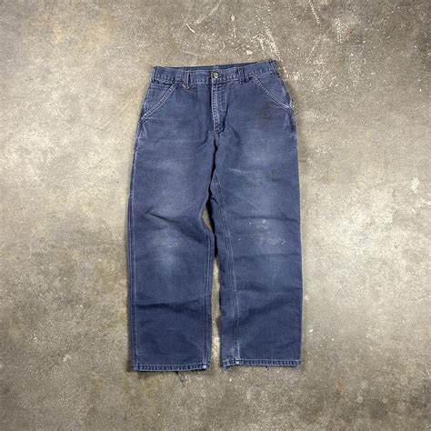 Vintage Y2k Carhartt Carpenter Pants Repairs Done Depop