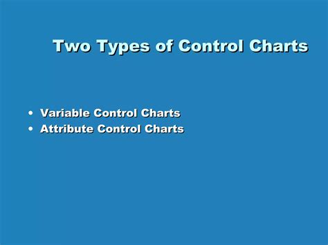 Control Chart Basics Ppt
