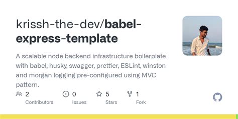 Github Krissh The Devbabel Express Template A Scalable Node Backend Infrastructure