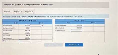 Solved Compute The Underapplied Or Overapplied Overhead And