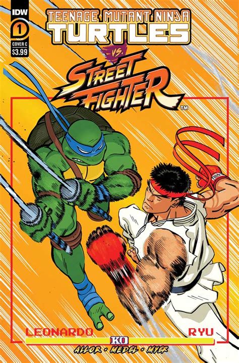 Teenage Mutant Ninja Turtles Vs Street Fighter 1 Of 5cvr C Reilly