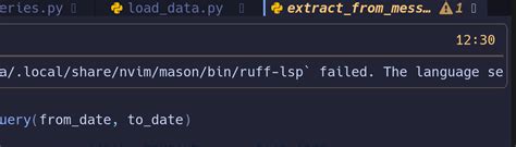 Messages Block Top Lines Of Code Window Rneovim
