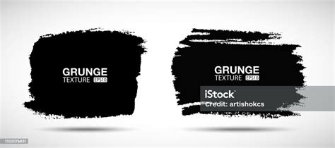 손으로 그린 그런지 배경 세트 브러시 스트로크 판매 배너 조난 텍스처 빈 셰이프입니다 벡터 그런지 프레임 개체 그룹에 대한 스톡 벡터 아트 및 기타 이미지 Istock