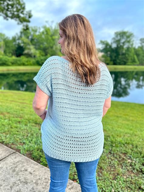 Lightweight Crochet Top Crochet Pattern Pdf Digital Download Relaxed