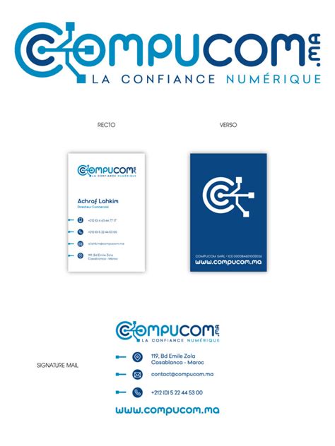 Compucom Logo Sivi Maroc