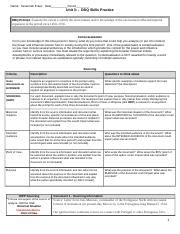 DBQ Document Organzier Docx Name Savannah Kraus Date Period Unit 3 DBQ Skills Practice