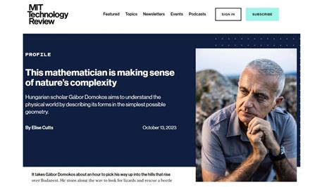 This Mathematician Is Making Sense Of Natures Complexity Bme Xplore